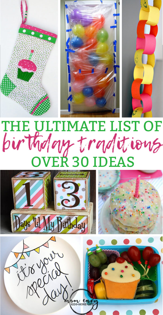 The Ultimate List of Birthday Traditions