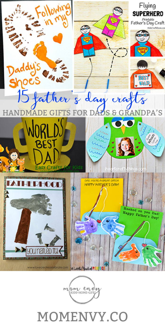 Father's Day Crafts - 15 Father's Day Handmade Gift Ideas