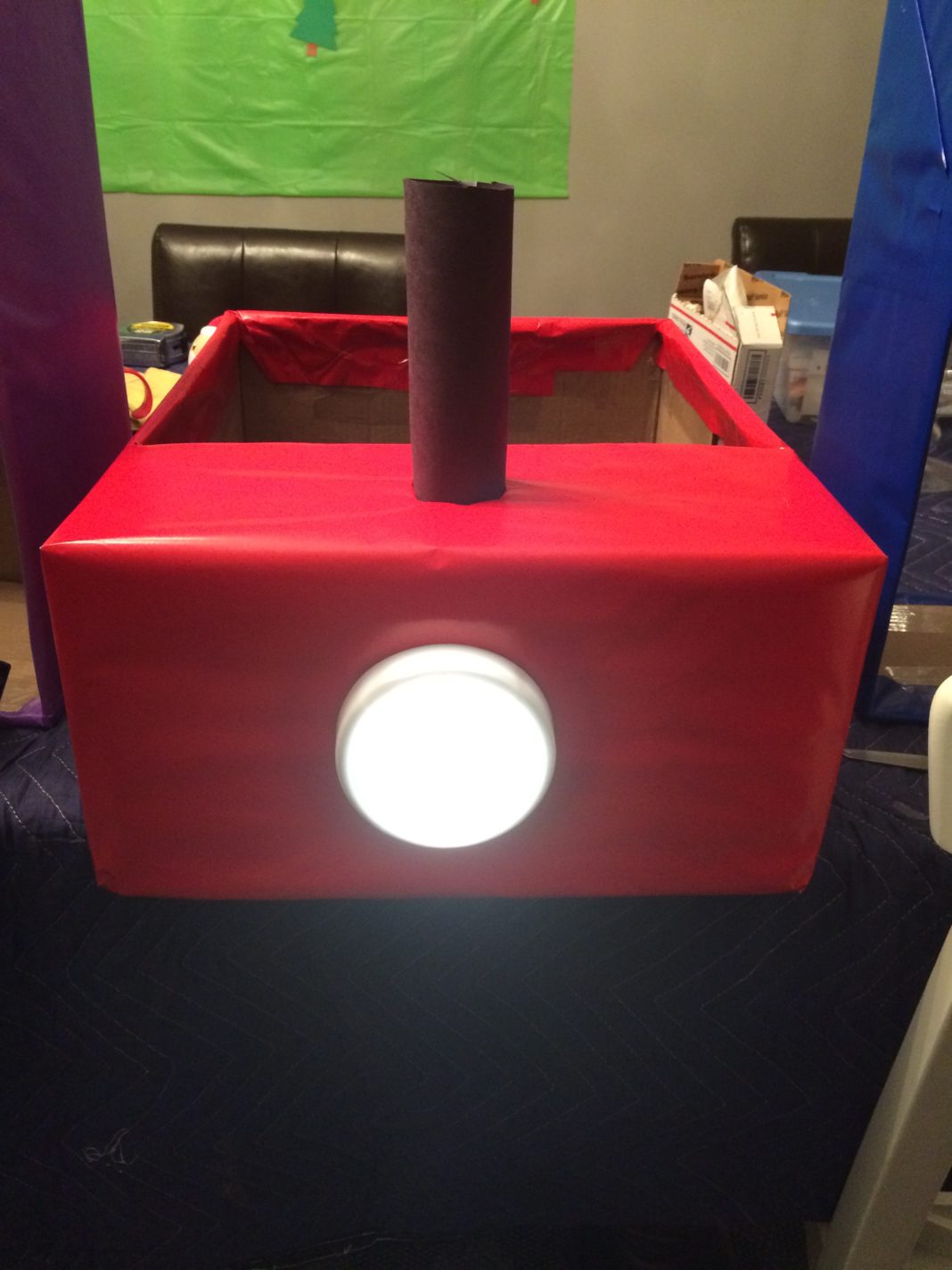 How to Make a Cardboard Train Car - Perfect for Halloween or Parties