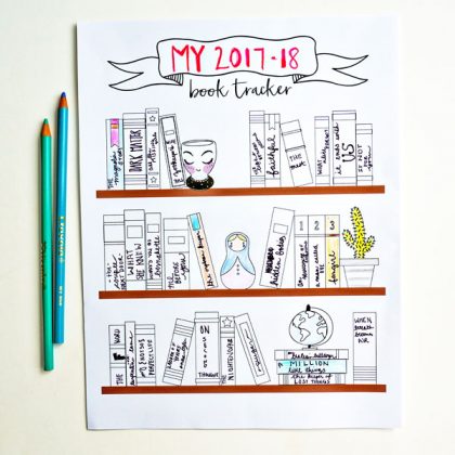 Free Book Tracker Planner Printable