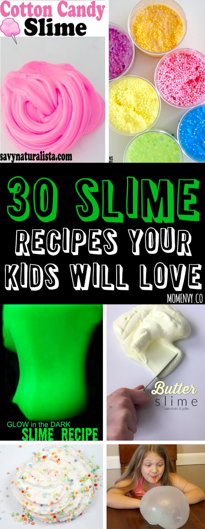 30 Slime Recipes Your Kids will Love - Beat Summer Boredom