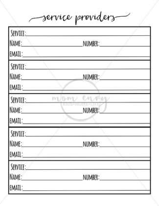 IEP Binder - Free Special Education Planner Inserts