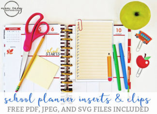 Free School Planner Printables
