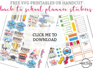 Back to School Planner Stickers - Perfect for Calendars, too!