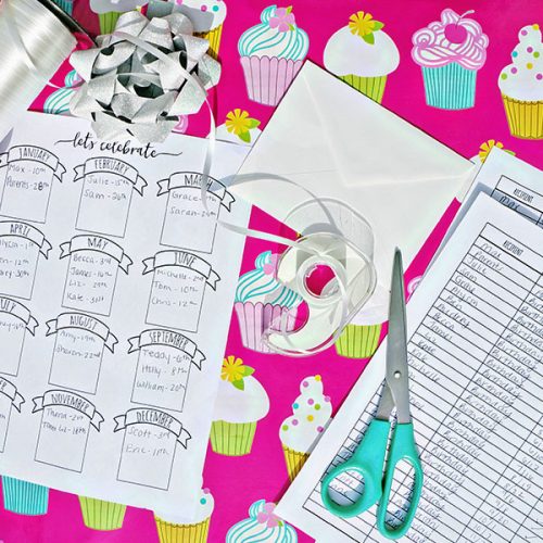 Bullet Journal Birthdays - How to Track Them in your Planner