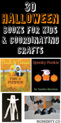 30 Halloween Books for Kids & Coordinating Crafts - Part 1