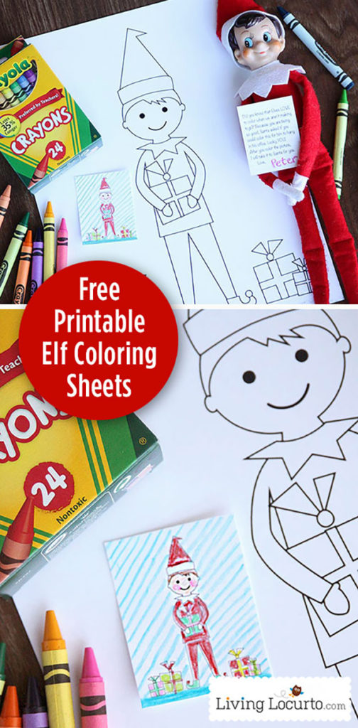 Elf-Coloring-Sheet-Free-Printable - Mom Envy