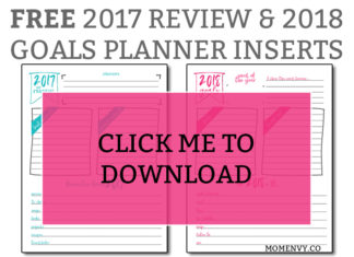 Free End of Year Planner Printables & New Year Goals Planner Printable