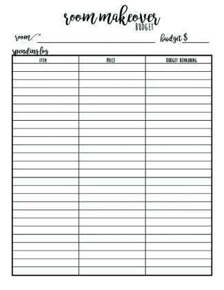 Remodeling Planner - 3 Worksheets to Plan Out your Next Makeover