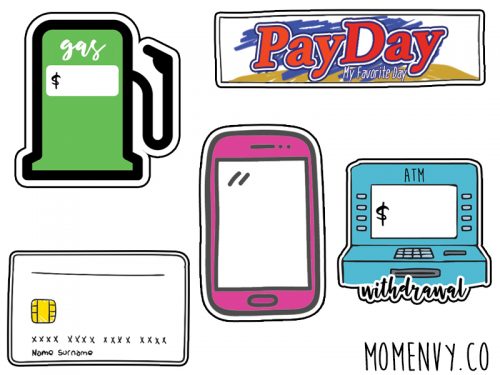Free Budget Planner Stickers - 11 Printable Pages of Budgeting Stickers