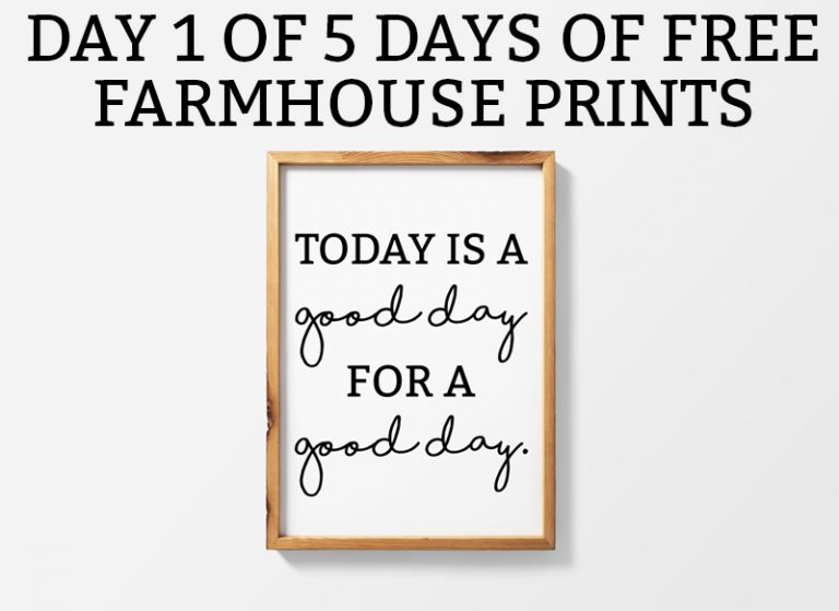 Farmhouse Printables Be Our Guest - Two Different Styles Included
