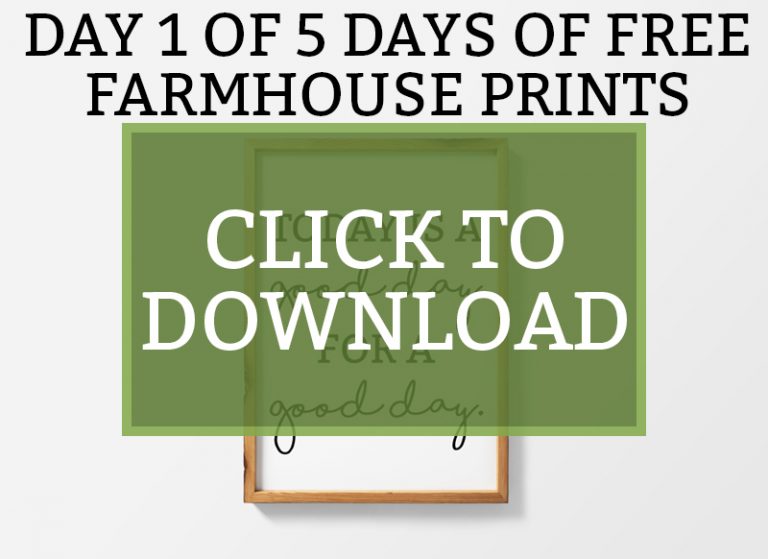 Farmhouse Printables Be Our Guest - Two Different Styles Included