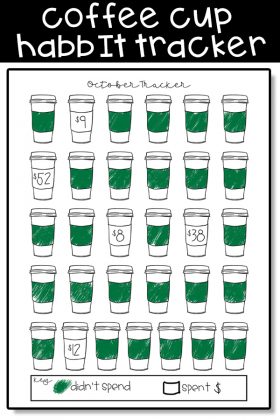 Coffee Bullet Journal - Free Fall Planner Inserts Coffee Bullet Journal ...