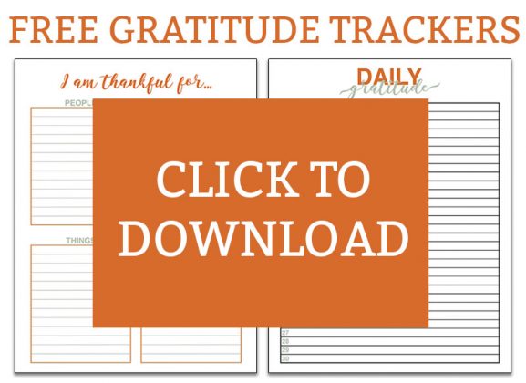 Free Gratitude Trackers Printables - Perfect for Any Size Planner