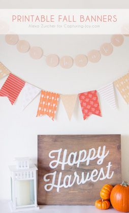 Free Fall Printables - Over 70 Banners, Gift Tags, & Prints