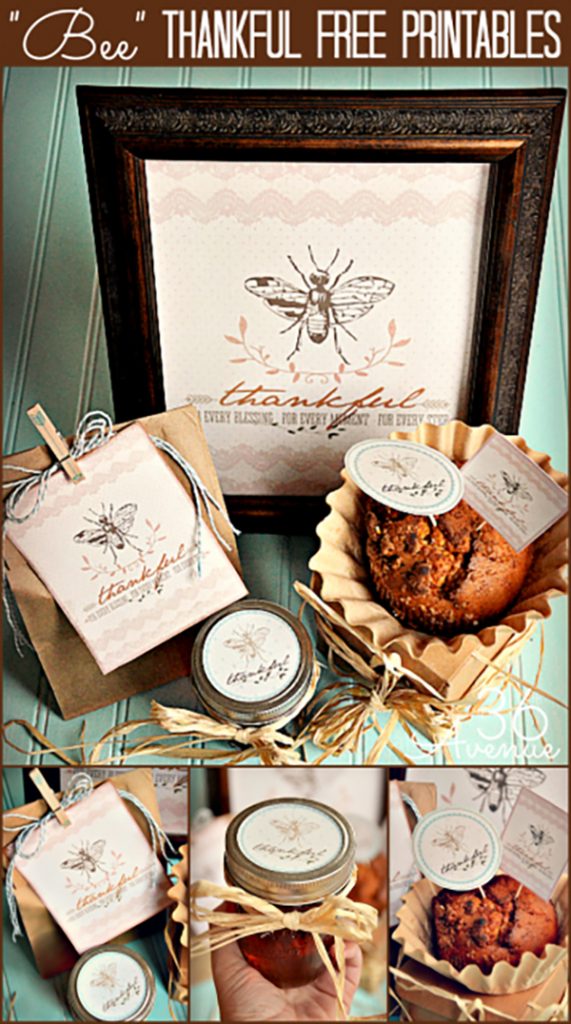 Free Fall Printables - Over 70 Banners, Gift Tags, & Prints