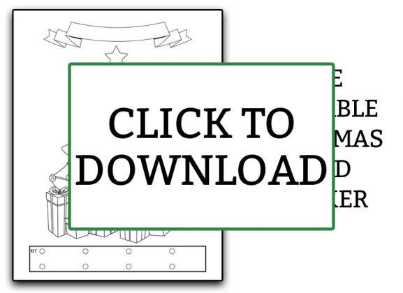 Free December Habit Tracker: Christmas Tree Bullet Journal Tracker