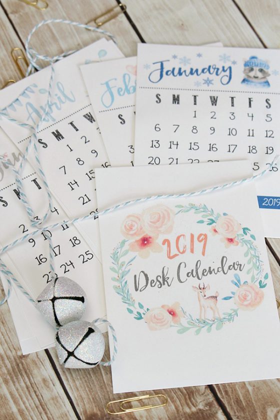 Free 2019 Calendars