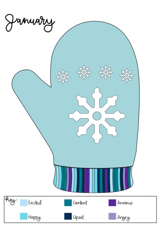 January Habit Tracker - Free Winter Mood and Habit Tracker