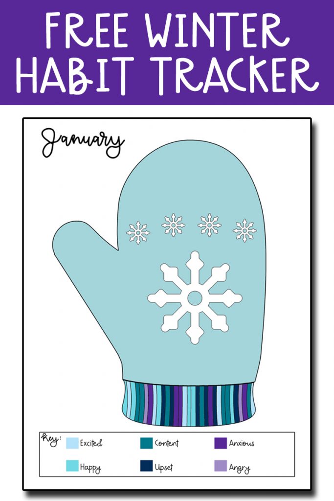 January Habit Tracker - Free Winter Mood and Habit Tracker