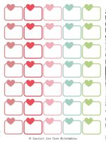 Valentines Day Stickers - Free Valentine Printables for your Planner