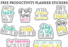 Free Planner Printables - Over 200 free Printables (Stickers, Inserts, etc)