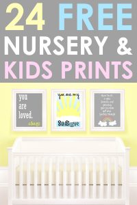 Free Nursery Printables - 41 Free Printables for Nurseries or Kid's Rooms