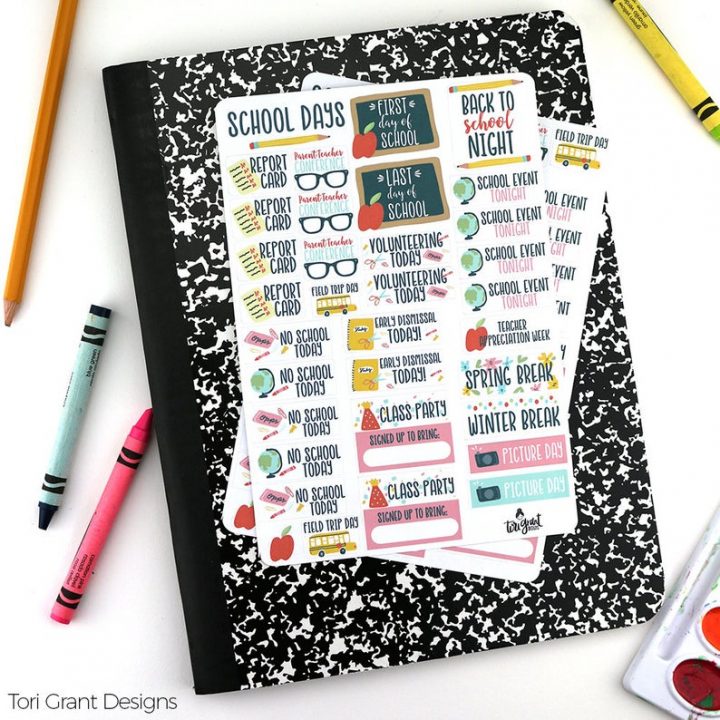 Free School Planner Printables