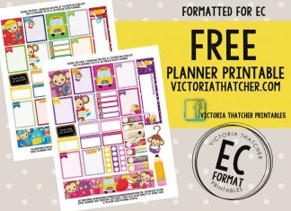 Free School Planner Printables
