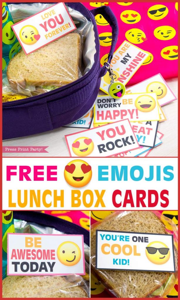 Lunch Notes for Kids - Free Printable Lunchbox Notes