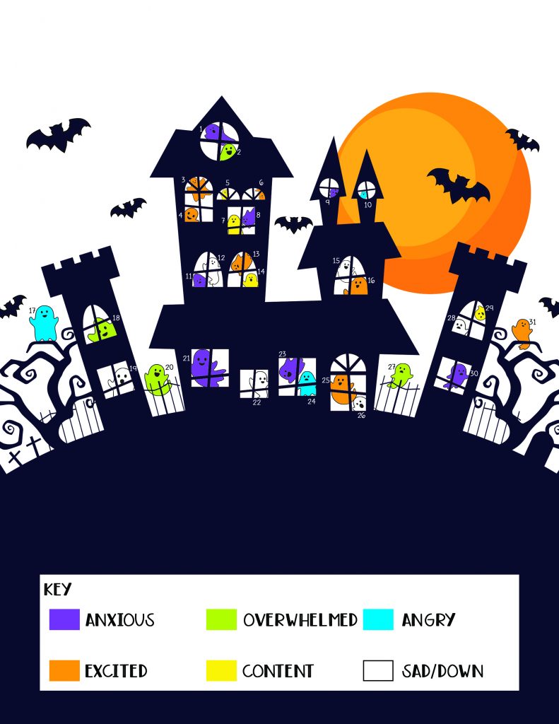 Halloween Habit Tracker Example - Mom Envy