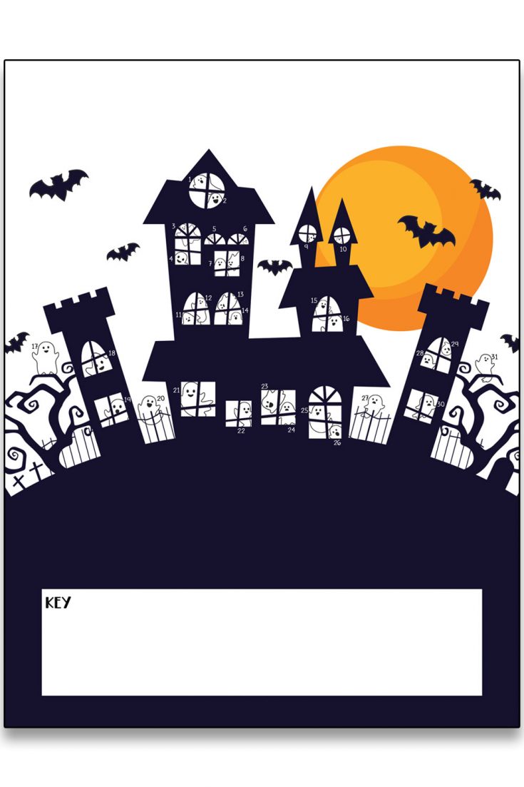 Free Halloween Habit Tracker and Mood Tracker - Haunted House