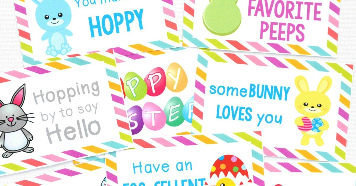 Lunch Notes for Kids - Free Printable Lunchbox Notes