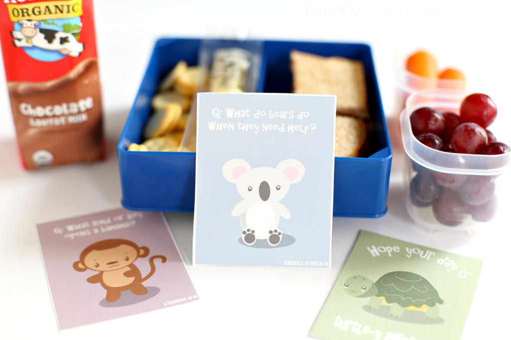 Lunch Notes for Kids - Free Printable Lunchbox Notes