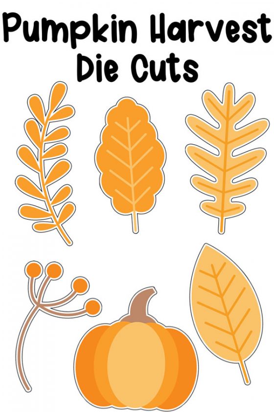 Free Fall Die Cuts - 34 Different Fall Planner Die Cuts