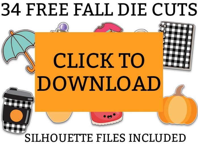 Free Fall Die Cuts - 34 Different Fall Planner Die Cuts