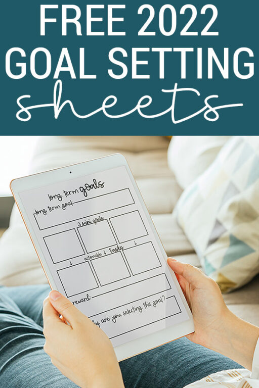 Goal-Setting-Worksheets-2022-Pinterest - Mom Envy