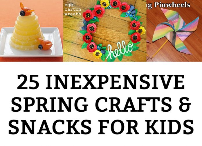 25 Spring Crafts and Snacks for Kids - Mom Envy