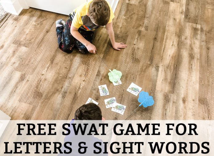 Swat Reading Games - Identifying Letters & Sight Words - Mom Envy