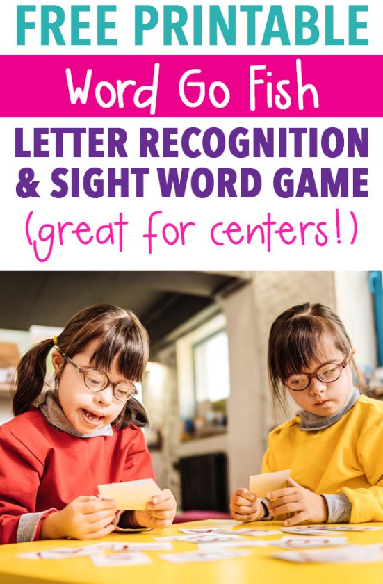 Free Word Go Fish and Sight Word Memory - Mom Envy