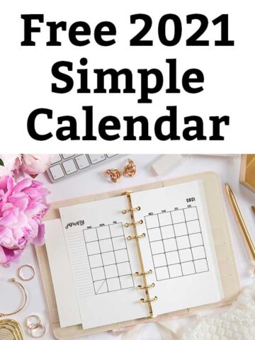 Free Printable 2021 Calendars