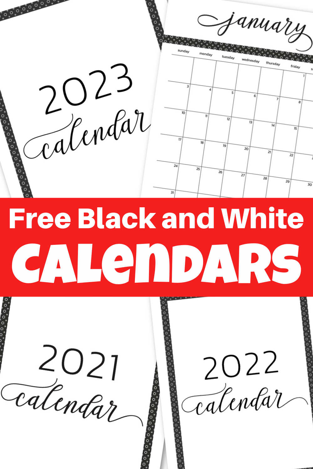 Free Printable 2021 Calendars