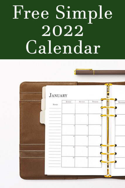 2022-Free-Printable-Calendar-Pinterest-1 - Mom Envy