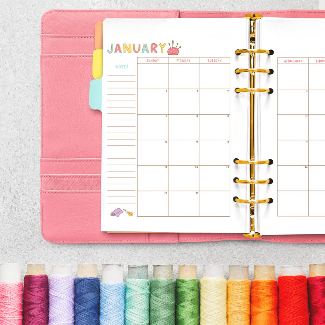 2022 Craft Calendar - Free Printable Monthly Calendar
