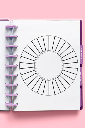 Free Circle Habit Tracker Printable & Digital Planning File - Free ...