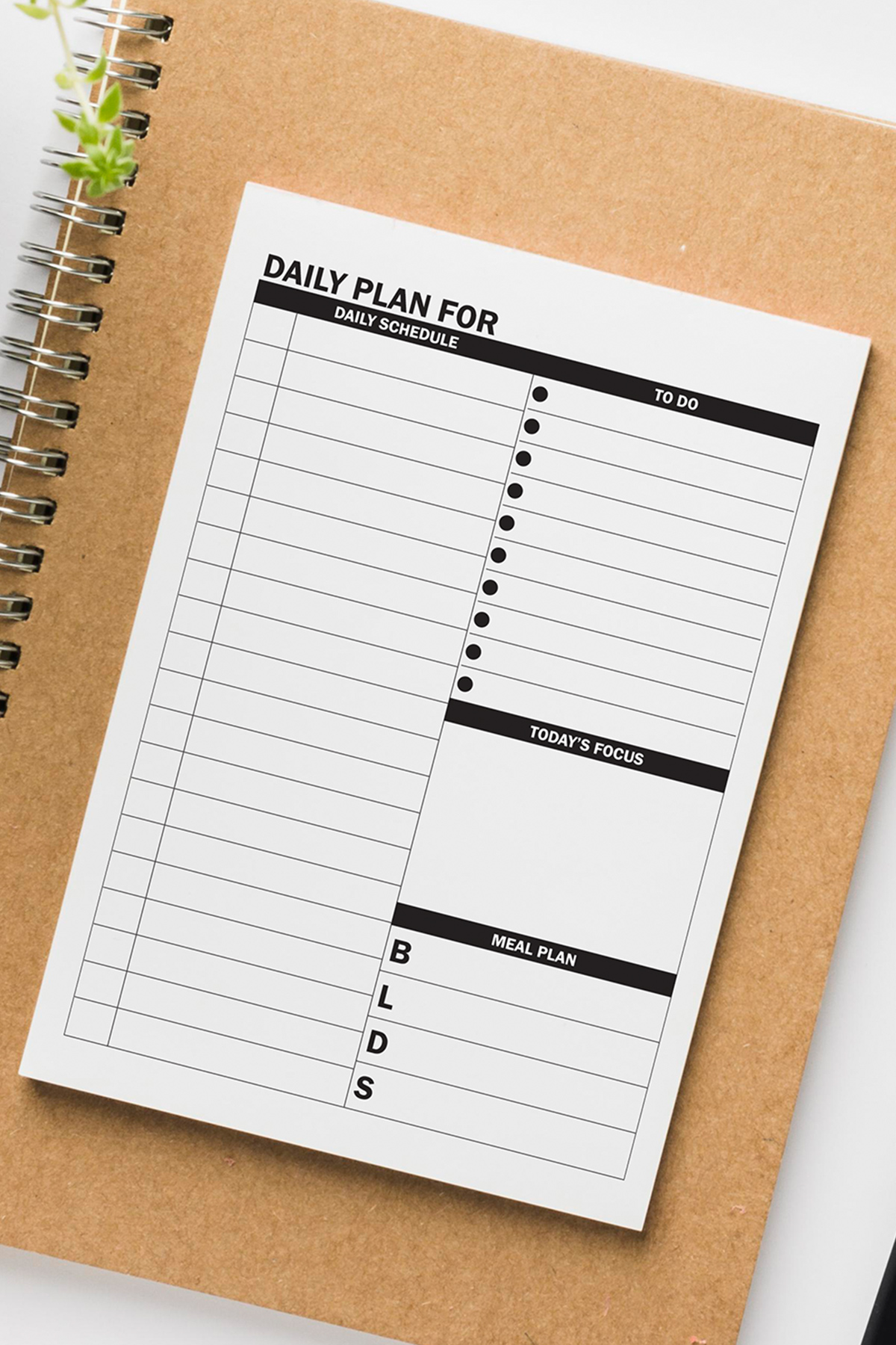 Free Daily Planner Printable
