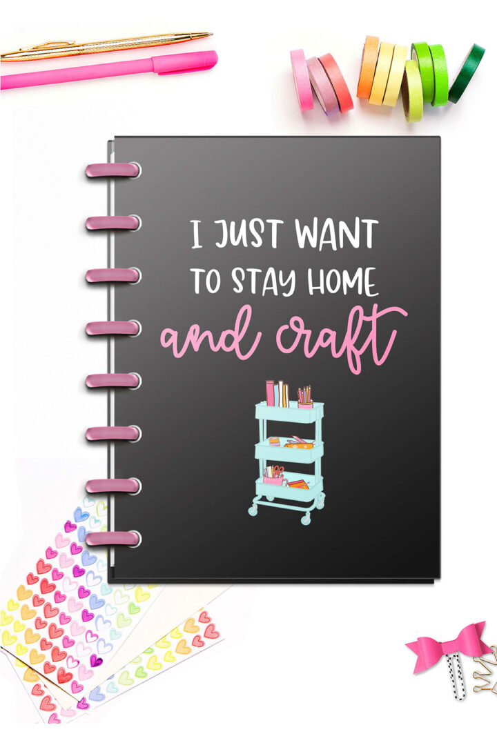 Free Digital Notebook - Craft Themed