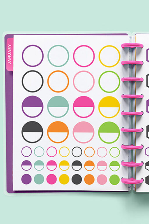 Free Functional Box and Shape Planner Stickers