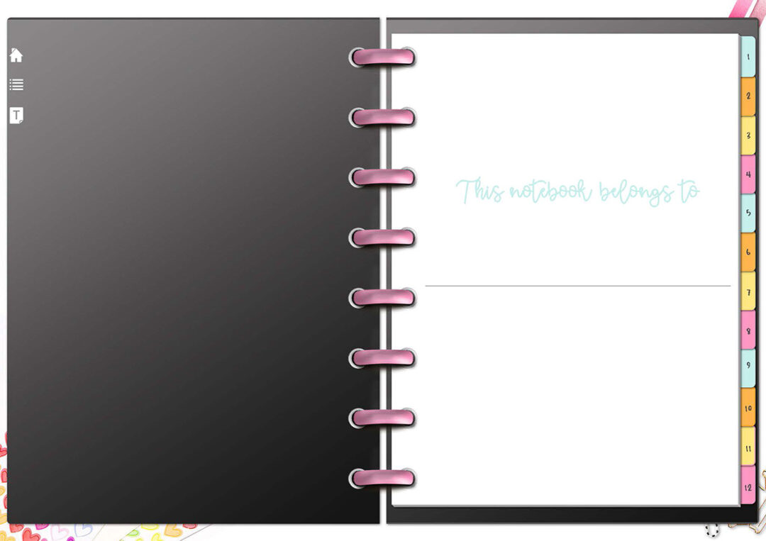 Free Digital Notebook - Craft Themed