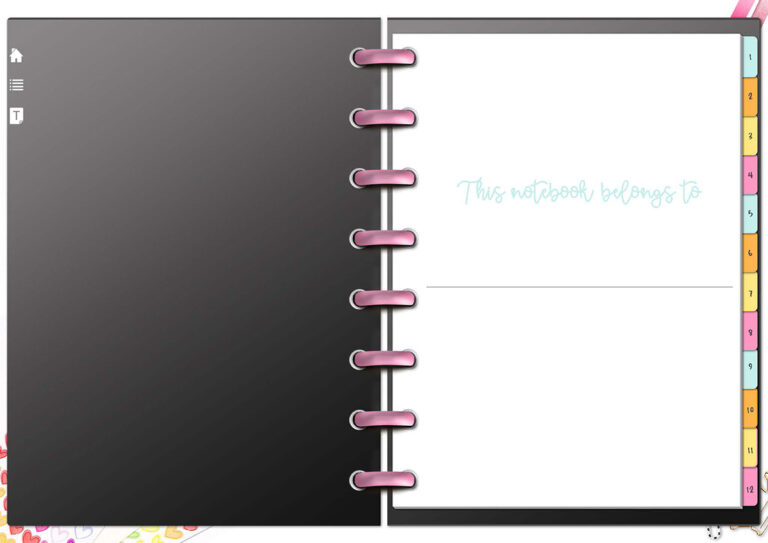 Free Digital Notebook - Craft Themed